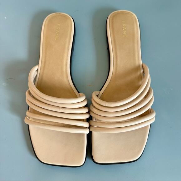 Frame Denim | Shoes | Frame Le Capri Strappy Slide Sandals 85 9 New ...